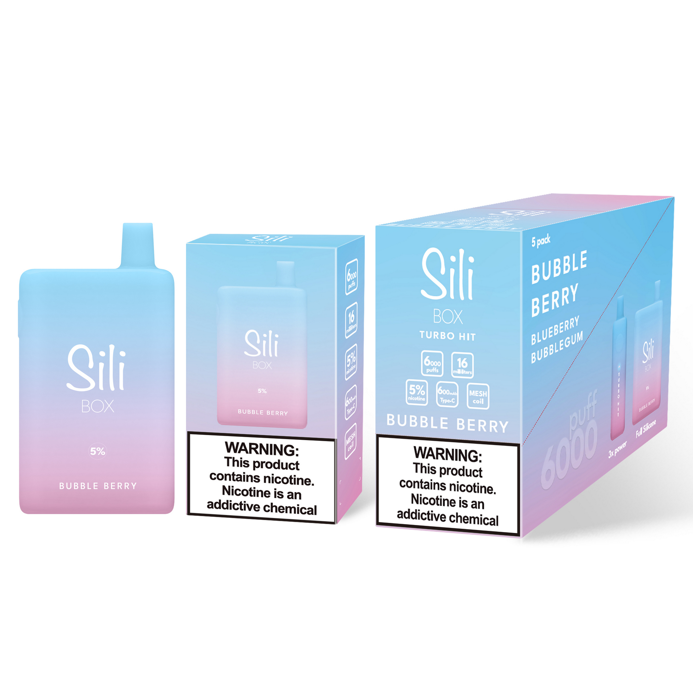 Sili Box 6000 Disposable 5%