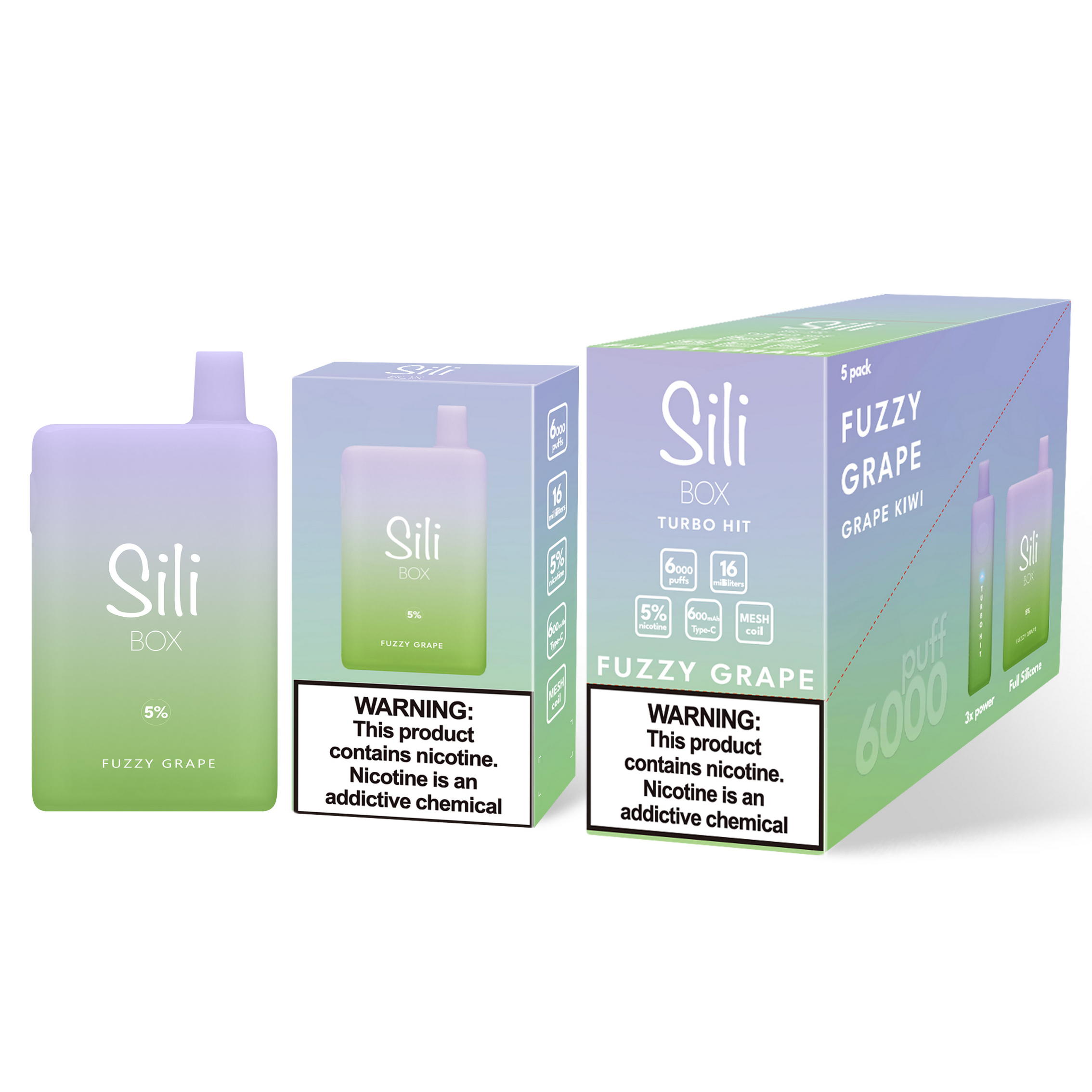 Sili Box 6000 Disposable 5%