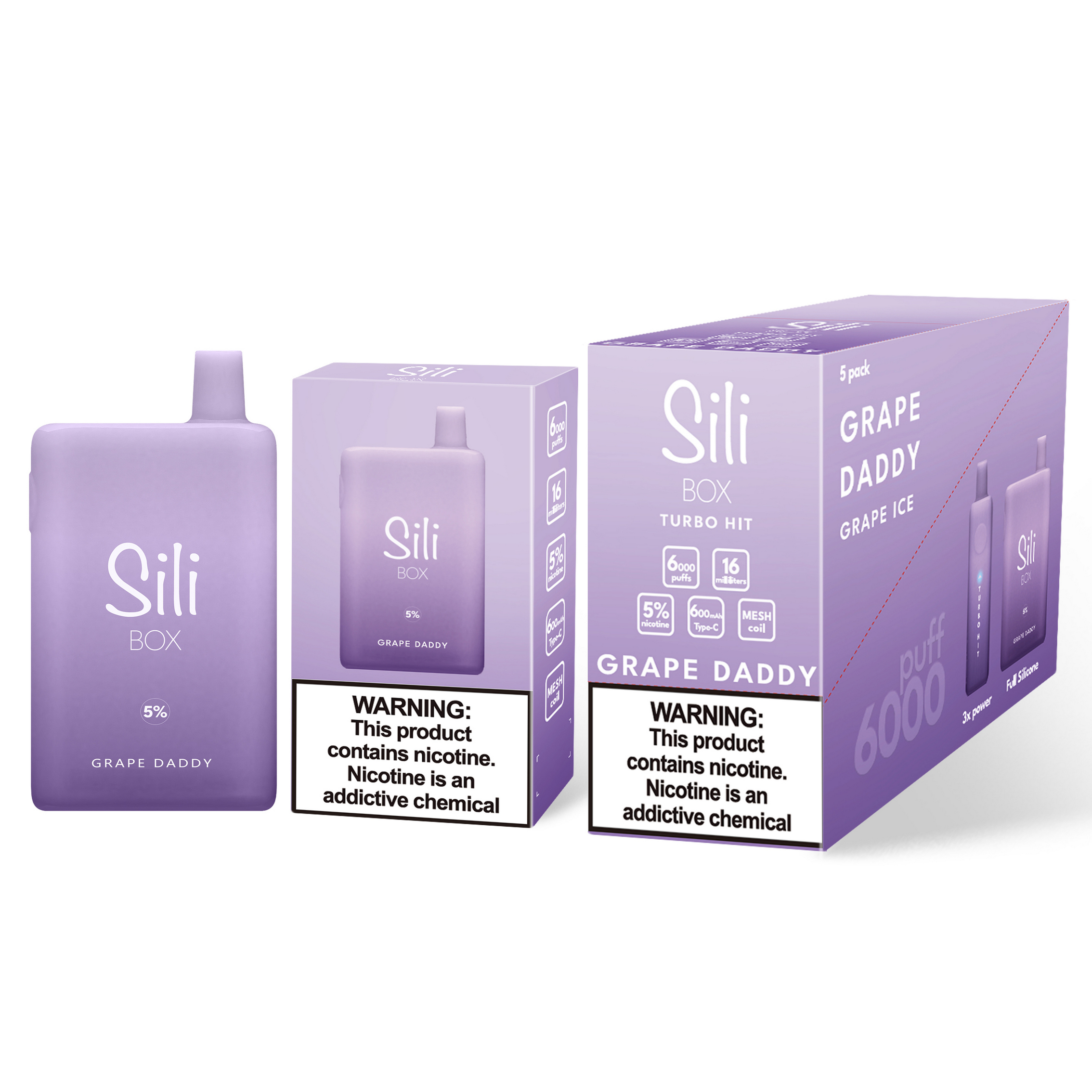Sili Box 6000 Disposable 5%