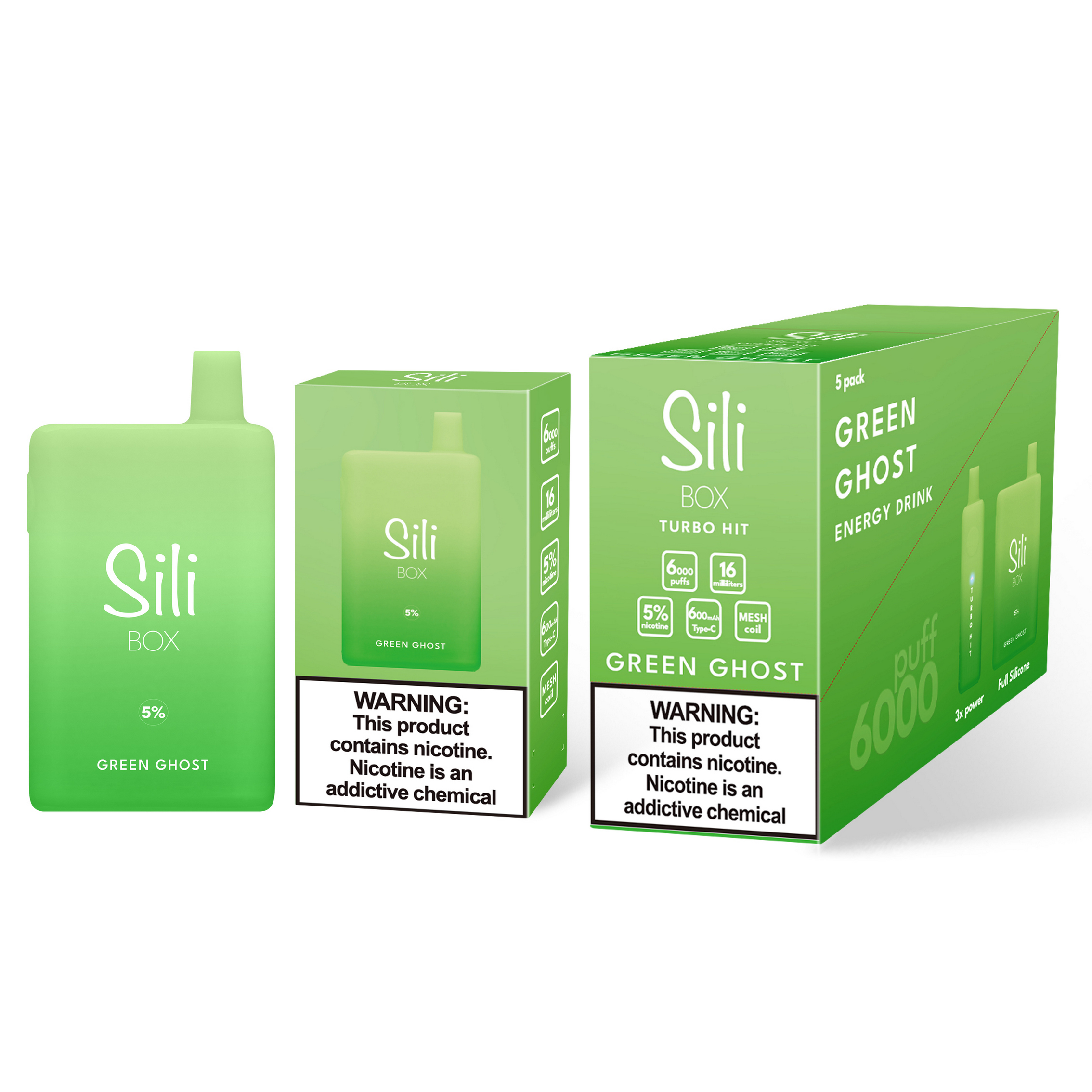 Sili Box 6000 Disposable 5%