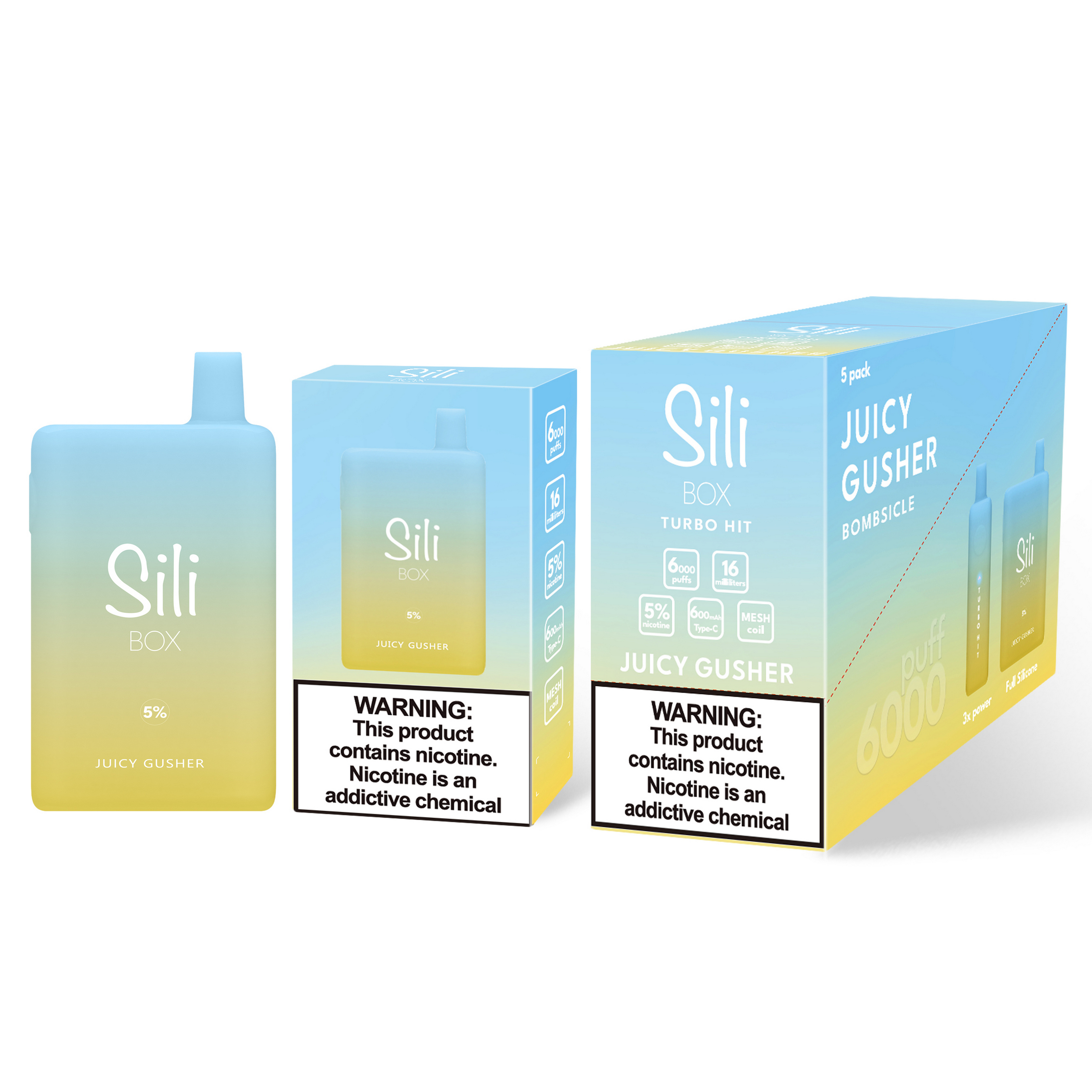 Sili Box 6000 Disposable 5%