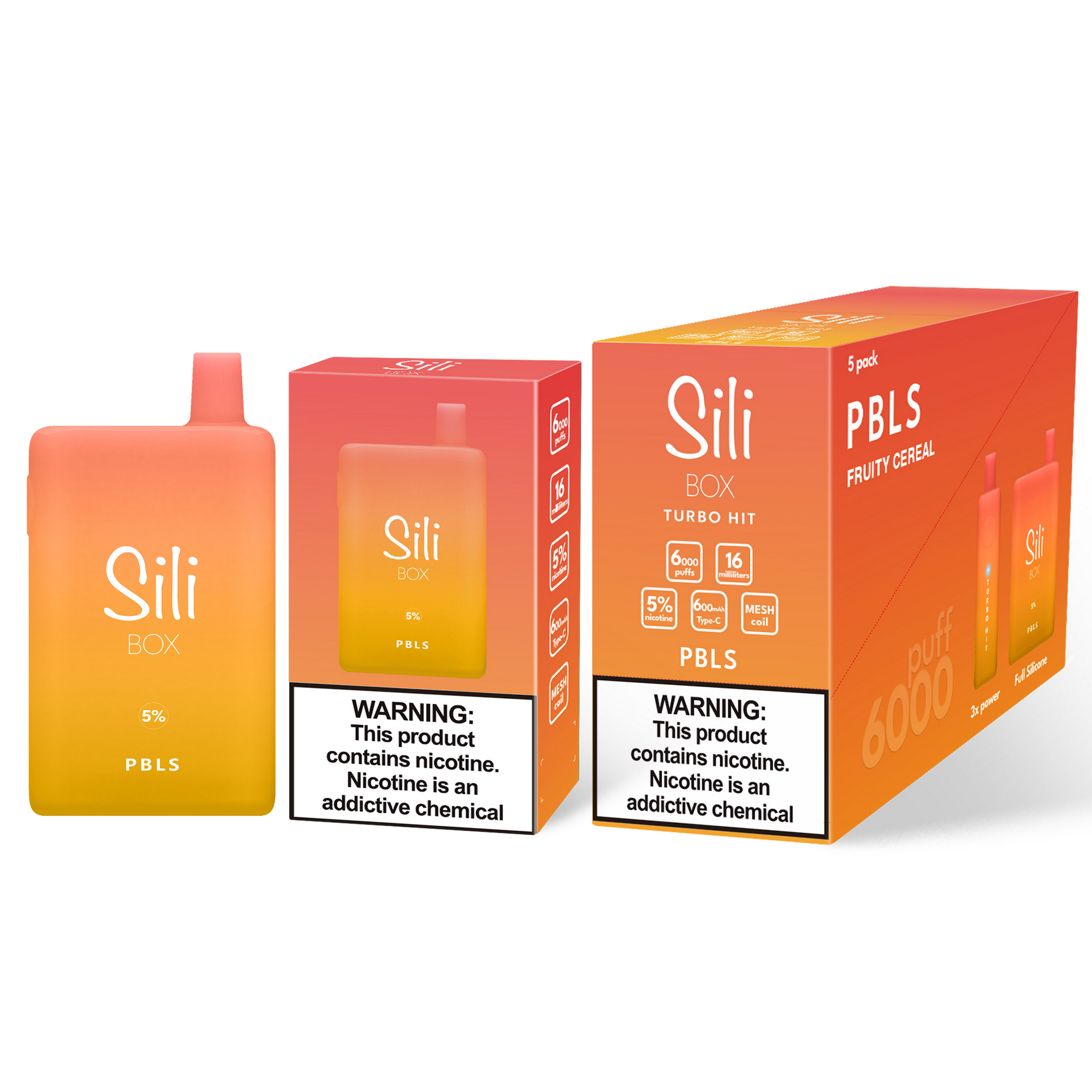 Sili Box 6000 Disposable 5%