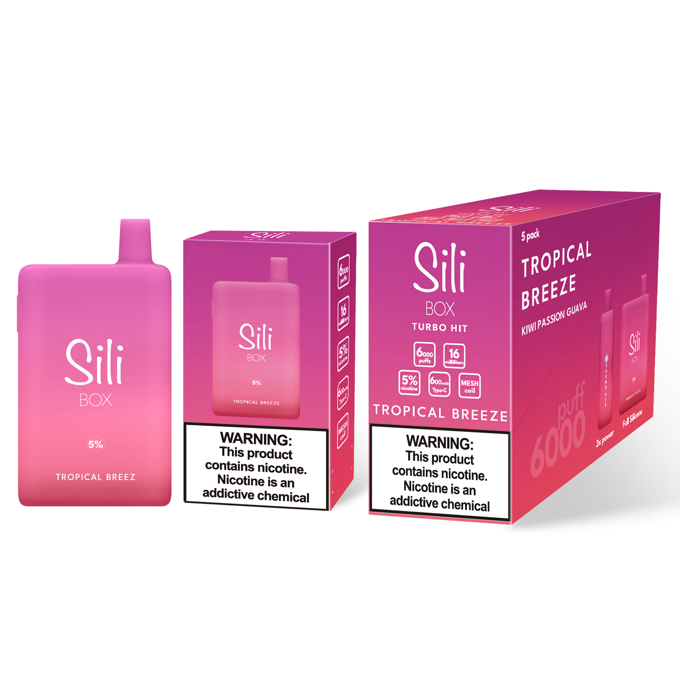 Sili Box 6000 Disposable 5%