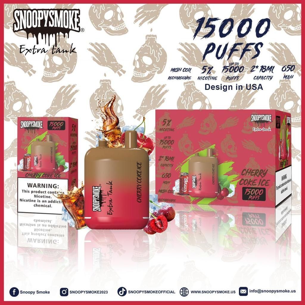 Snoopy Smoke 15000 Disposable 5%