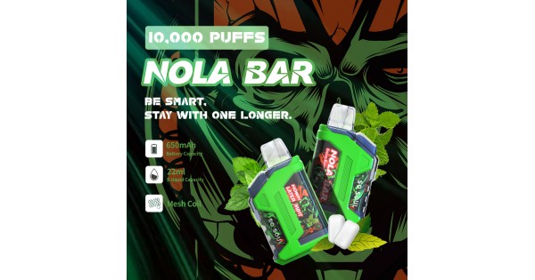 Nola Bar 10K Disposable 5%, so soul 10,000 10000 puff