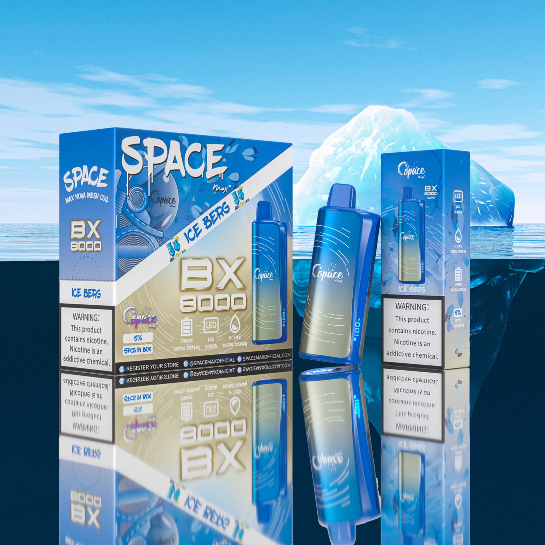 SpaceMax BX8000 Disposable 5%, 2deal