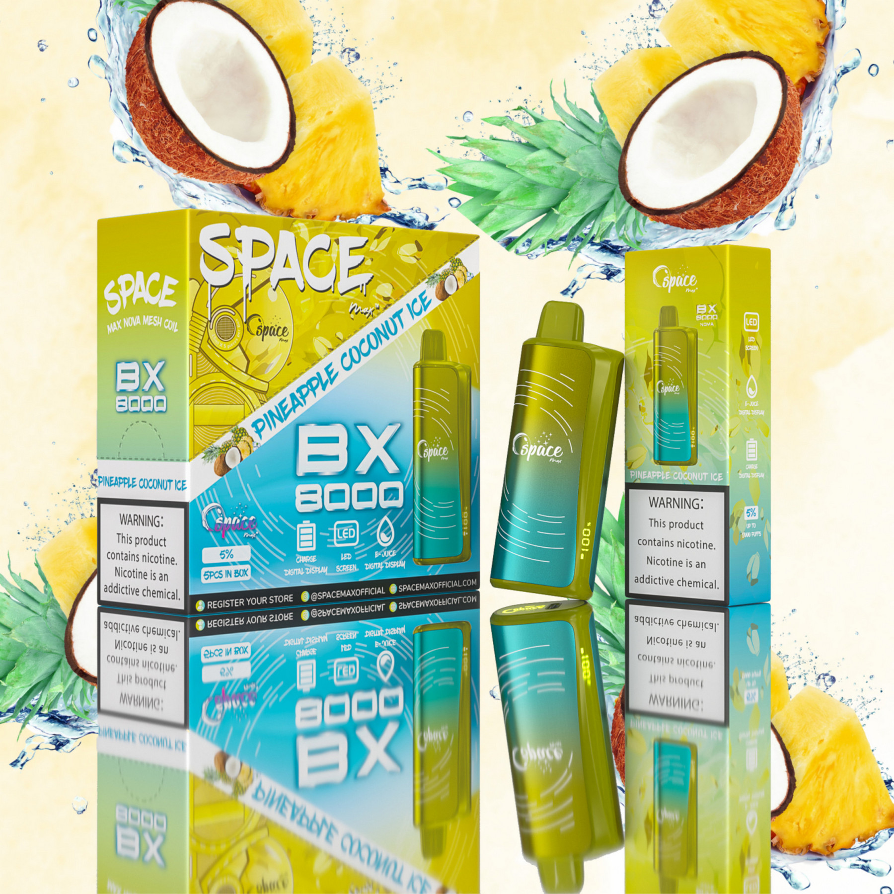 SpaceMax BX8000 Disposable 5%, 2deal