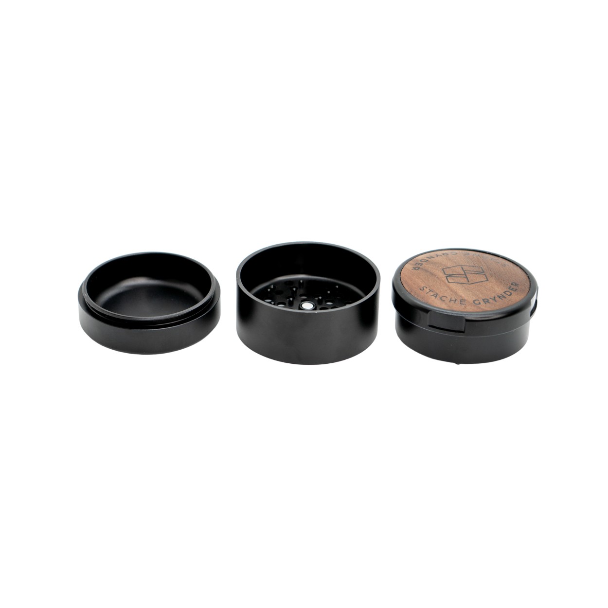 Stache Grynder 3pc, stache products, thc, dry herb, flower, grinder ...