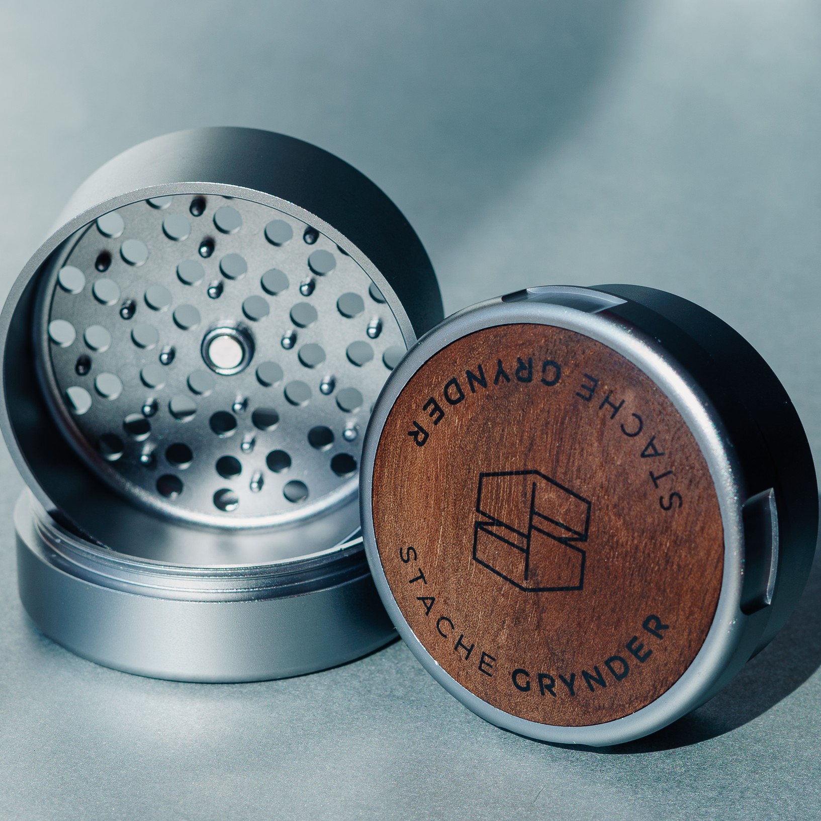 Stache Grynder 3pc, stache products, thc, dry herb, flower, grinder ...