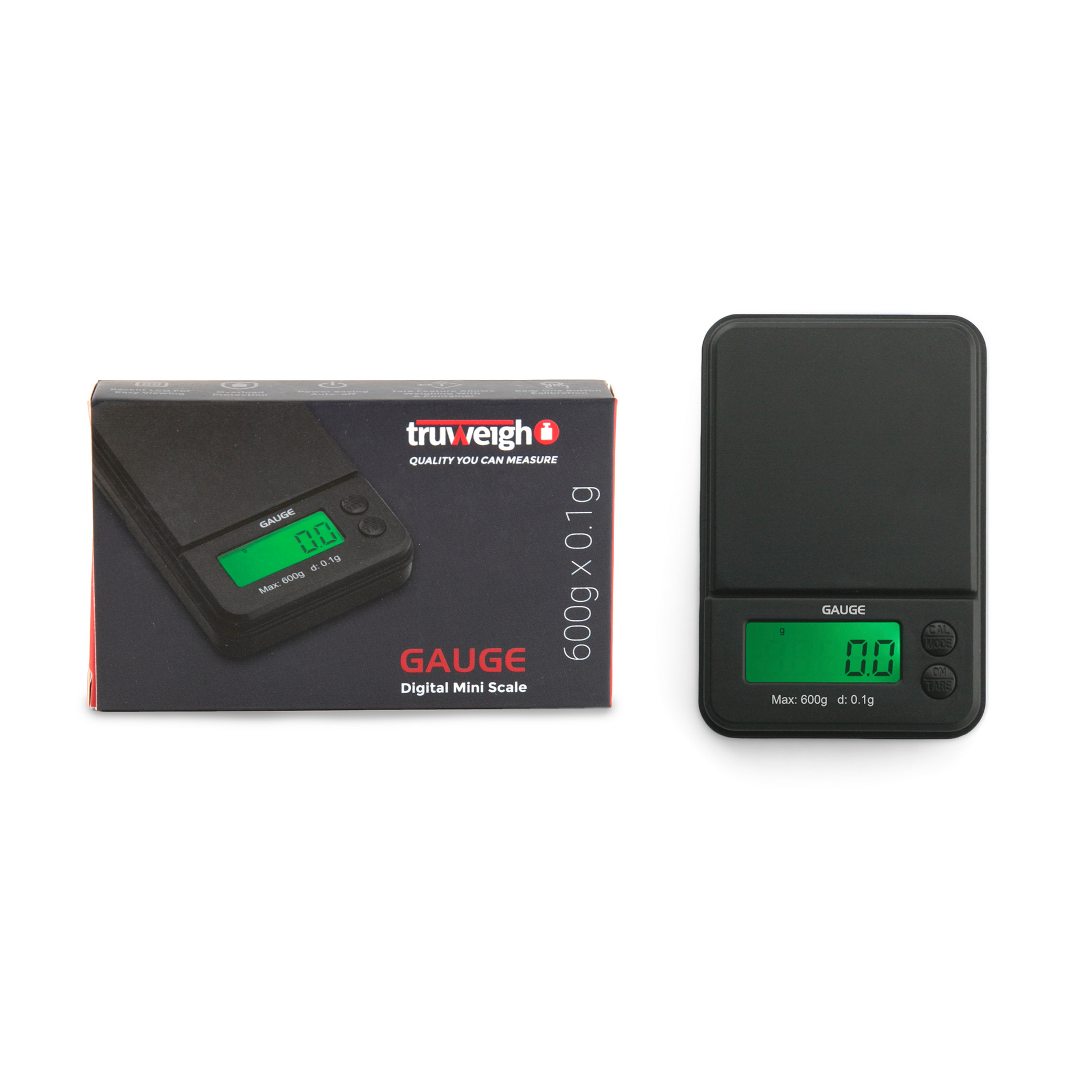 Truweigh Gauge Scale - 600g x 0.1g, thc, , dry herb, flower, dab, wax ...