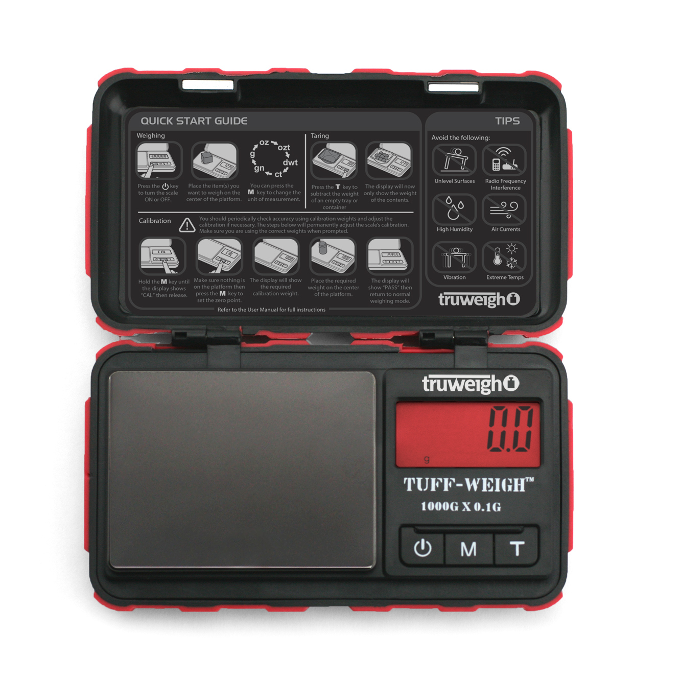 Truweigh Tuff-Weigh Scales - 1KG x 0.1g, tuff weigh, thc, , dry herb ...