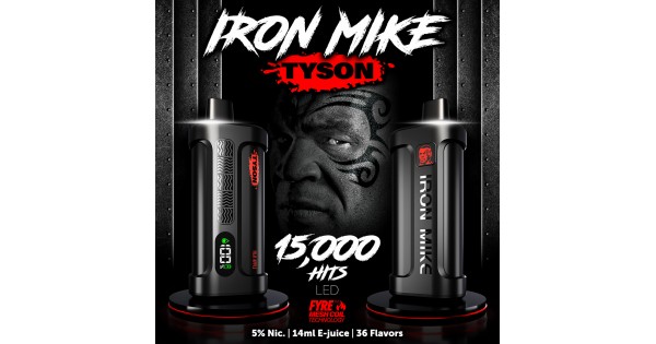 Iron Mike 15000 Disposable 5%, iron mike 15k, tyson 2.0