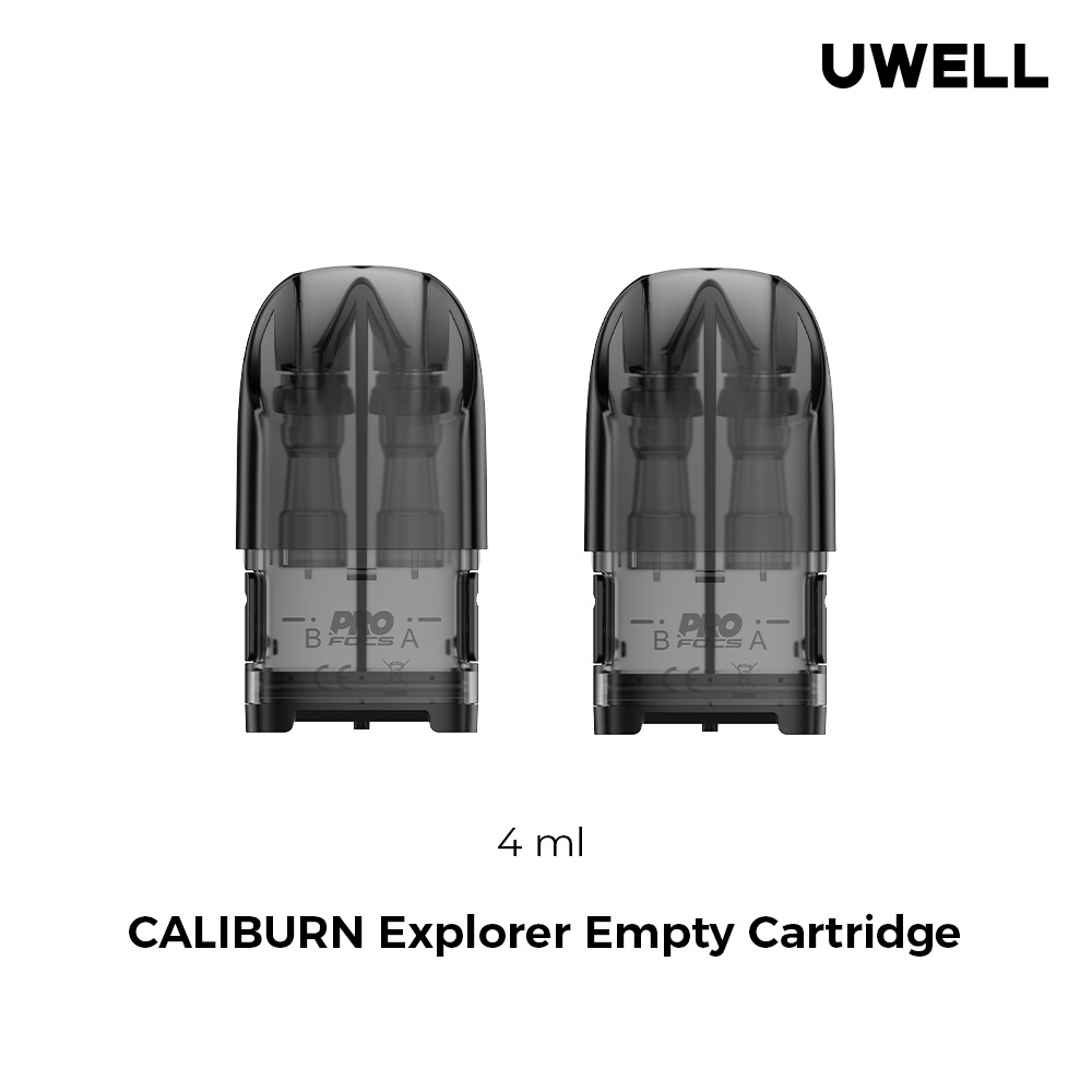 Uwell Caliburn Explorer Empty Replacement Pods 2pk, uwell caliburn ...