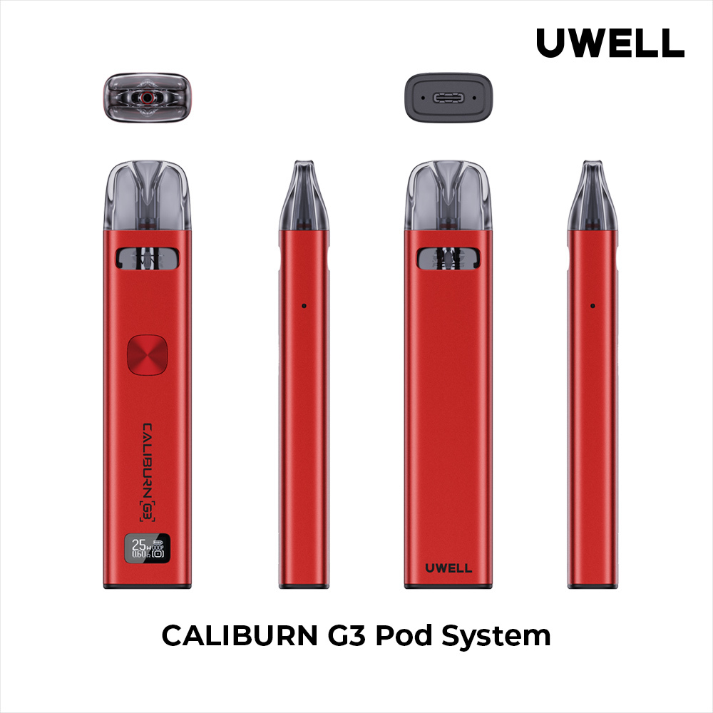 Uwell Caliburn G3 Pod Kit, caliburn g3 refillable pods 4pk