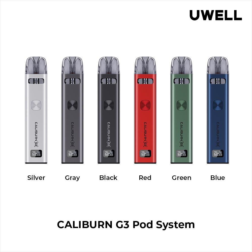 Uwell Caliburn G3 Pod Kit, caliburn g3 refillable pods 4pk