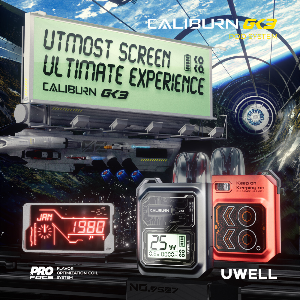 Uwell Caliburn GK3 Pod Kit, caliburn g3 refillable pods