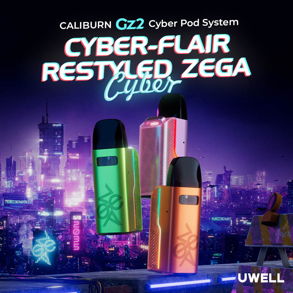 Uwell Caliburn GZ2 Cyber Pod Kit, caliburn g2 empty cartridges ...