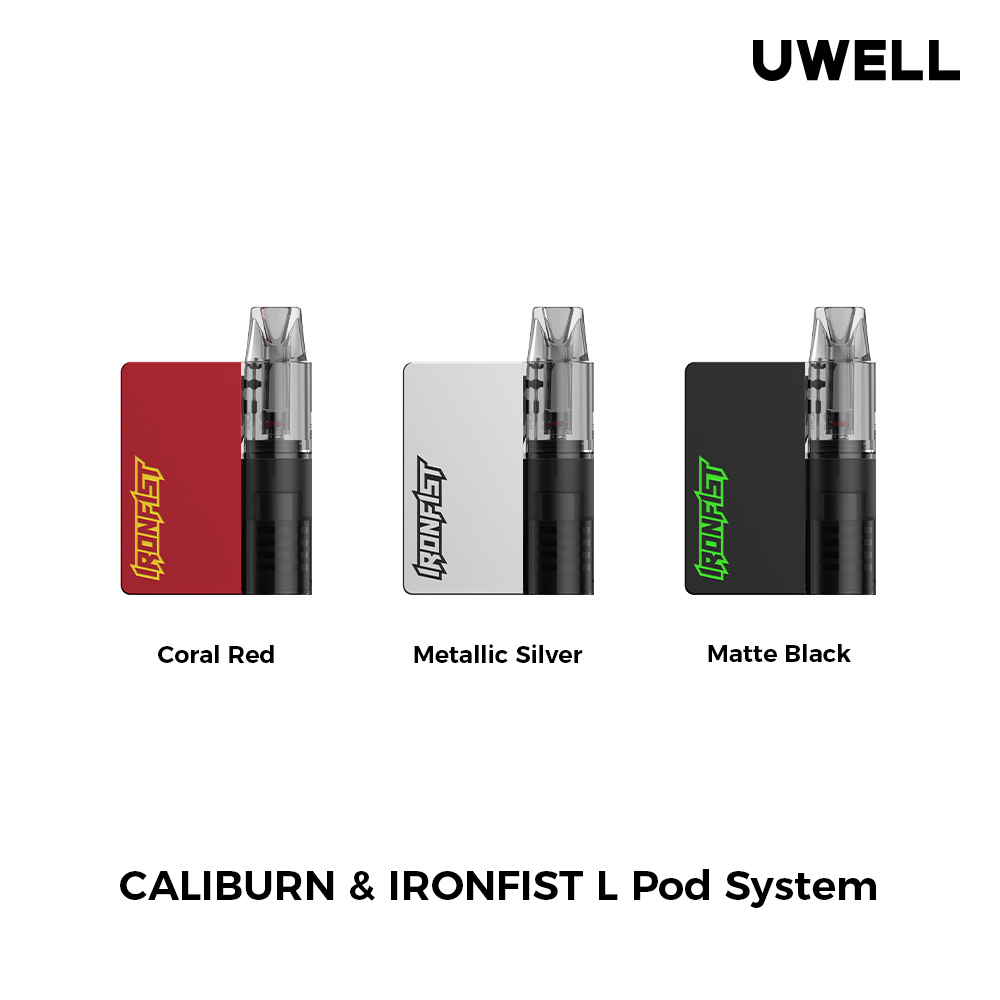 Uwell Caliburn & Ironfist L Pod System, caliburn & ironfist l empty ...
