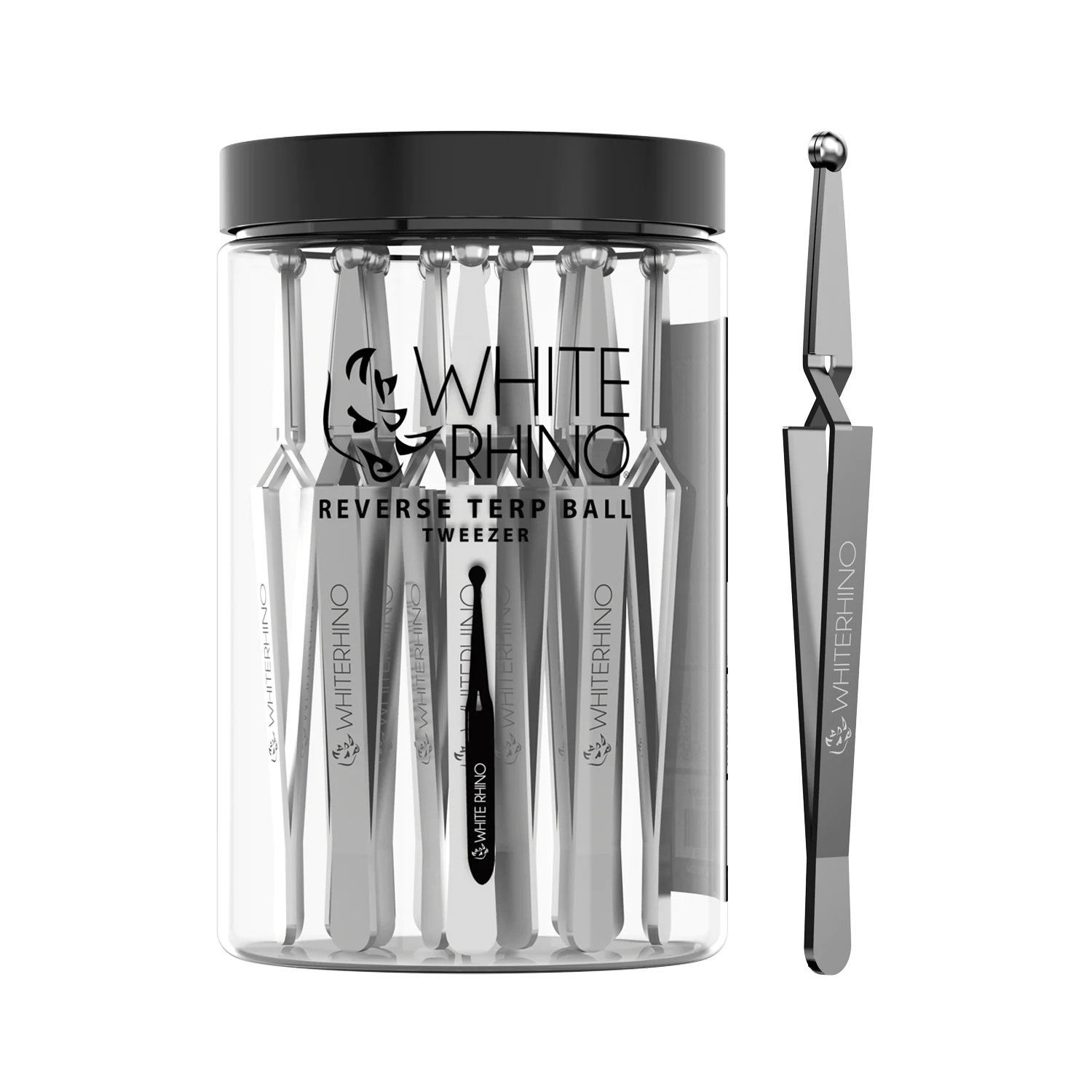 White Rhino Reverse Terp Ball Tweezers 20CT, drop in, dab tool, terp ...