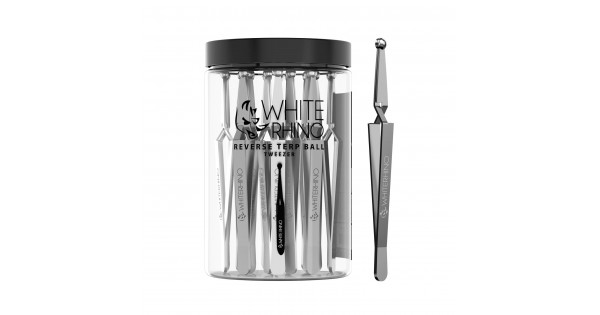 White Rhino Reverse Terp Ball Tweezers 20CT, drop in, dab tool, terp ...
