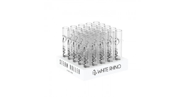 White Rhino Steam Roller Display 25CT, , thc, dry herb, flower ...
