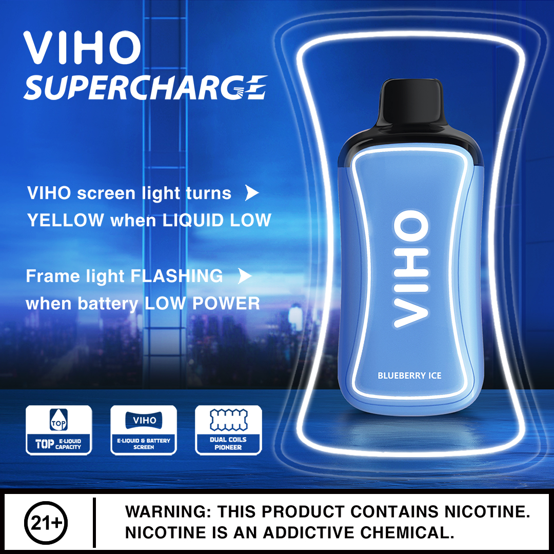 VIHO Supercharge 20K Disposable 5%, vihoxmas