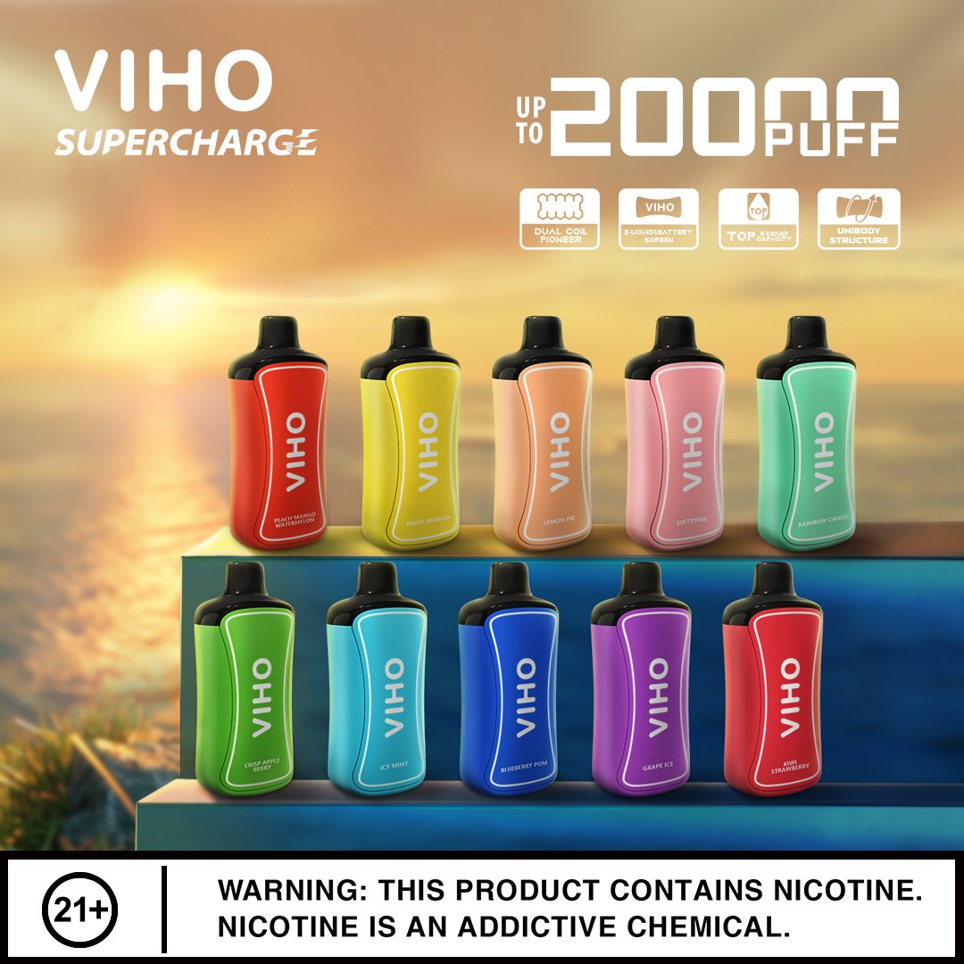 VIHO Supercharge 20K Disposable 5%, vihoxmas