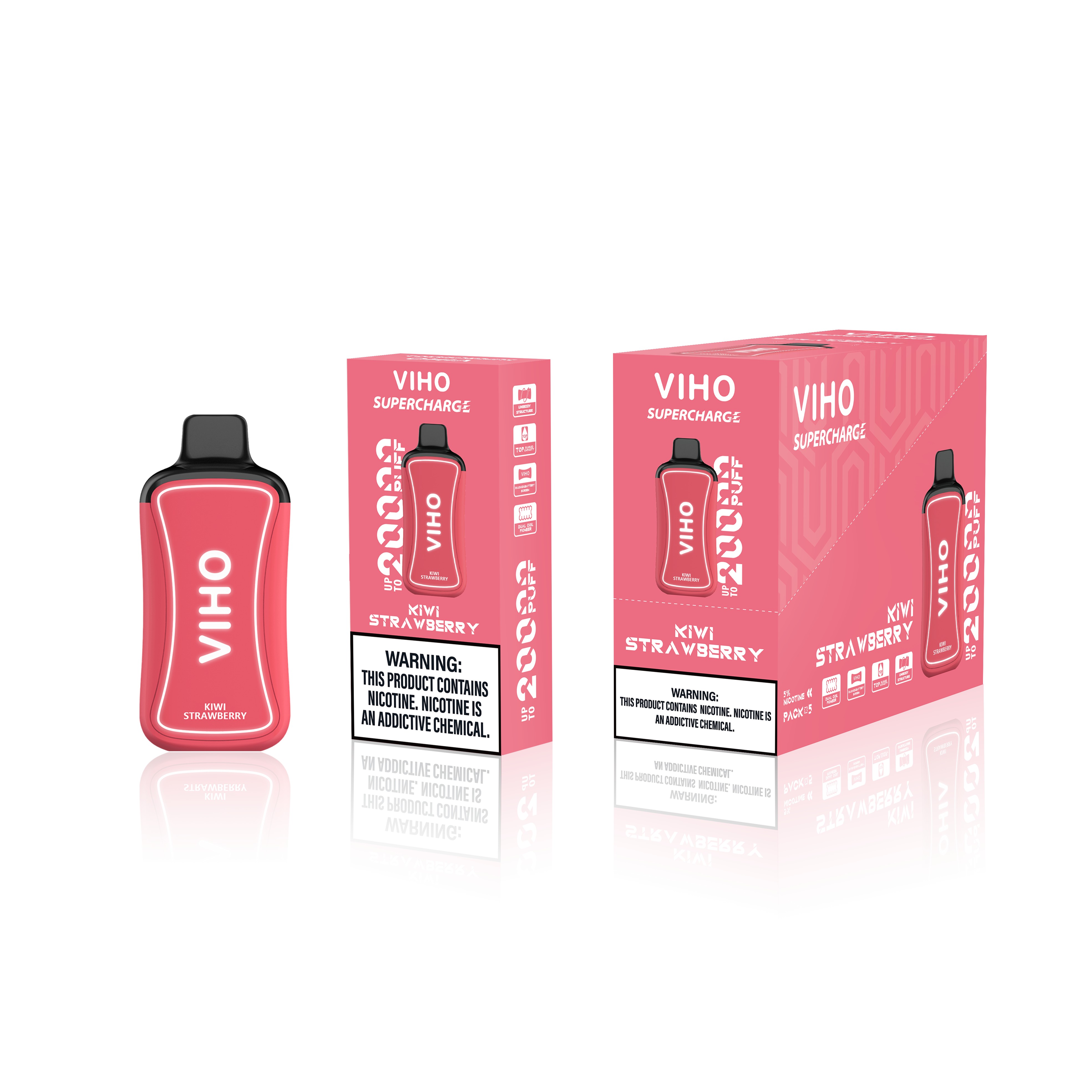 VIHO Supercharge 20K Disposable 5%, vihoxmas