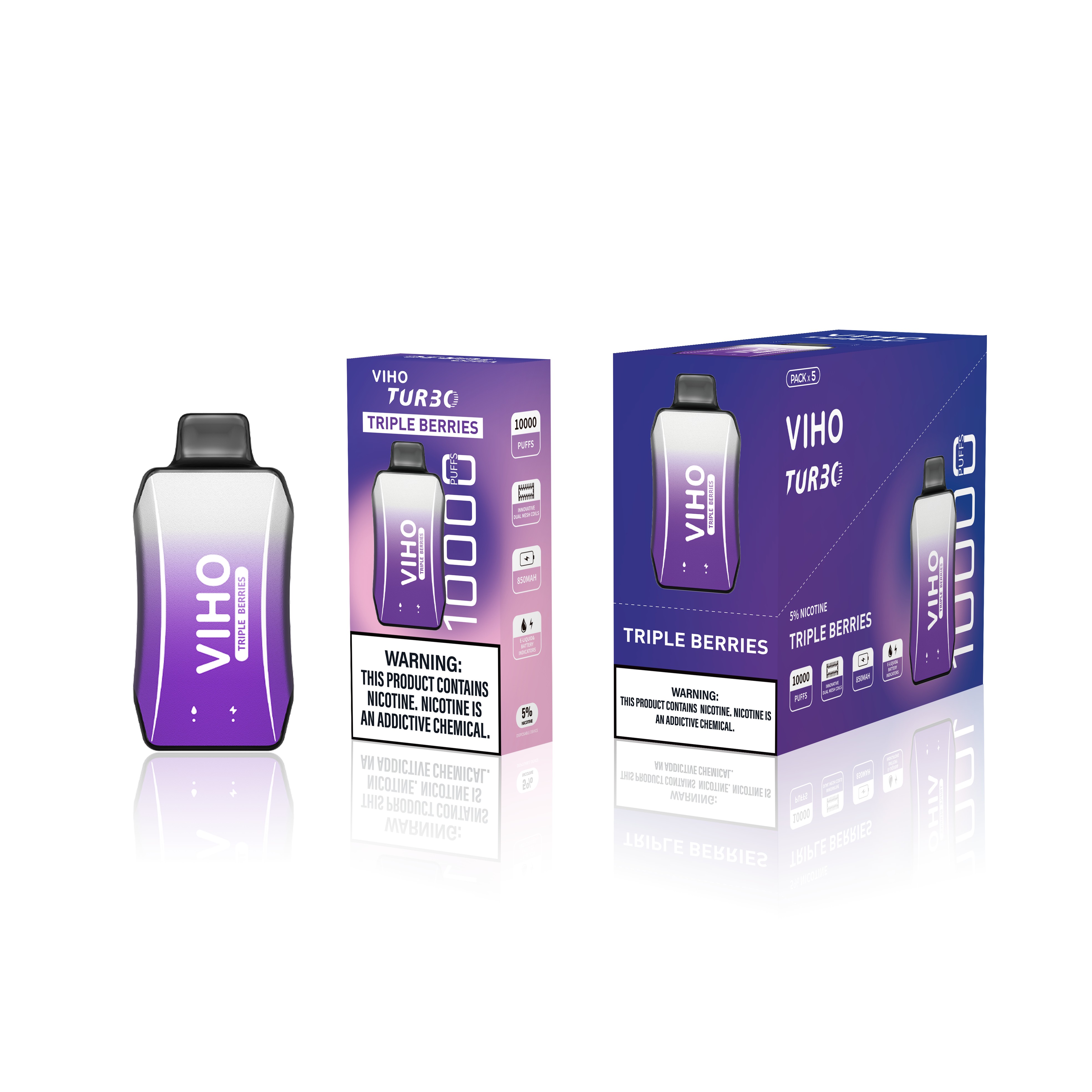 VIHO Turbo 10K Disposable 5% 10000 puff, vihoxmas