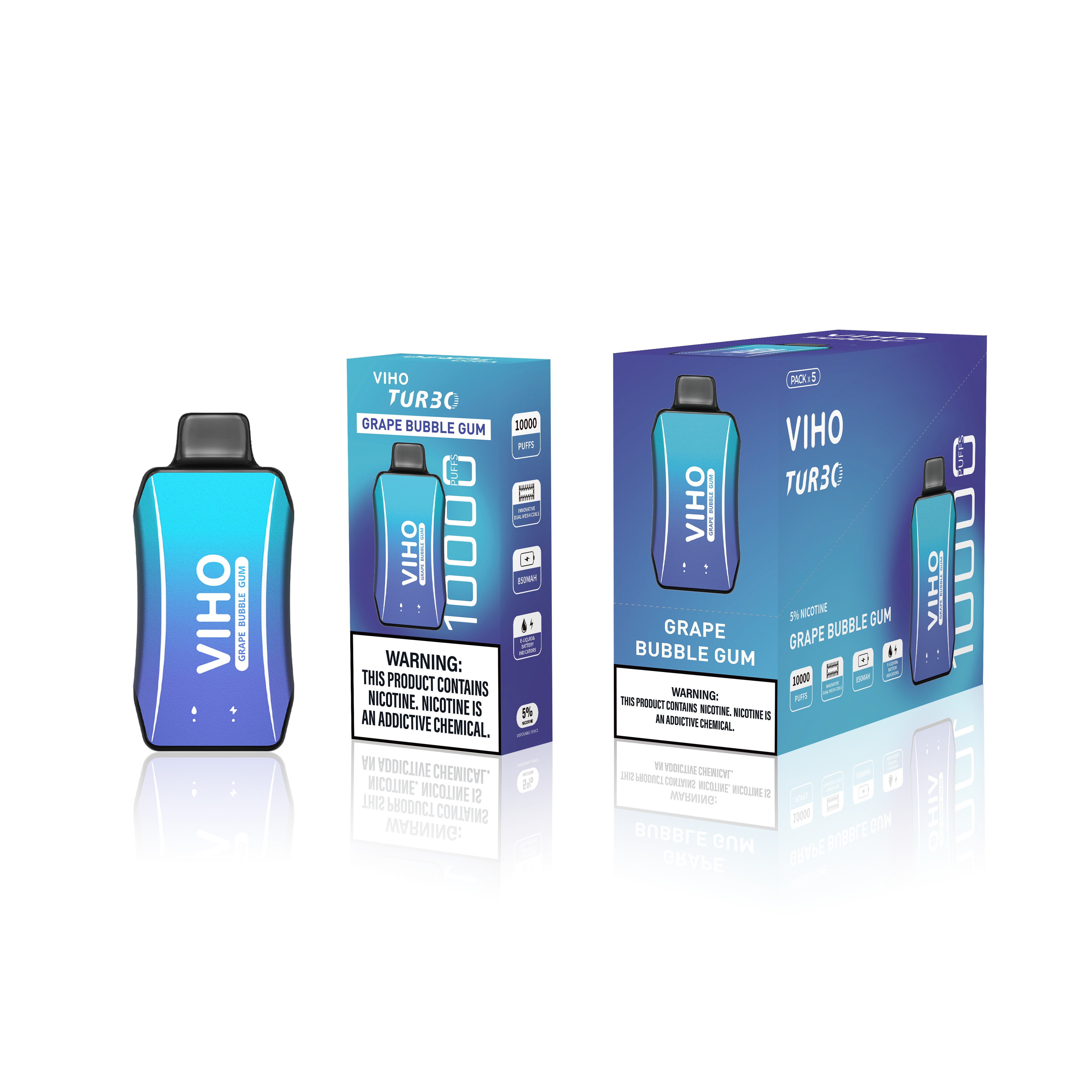 VIHO Turbo 10K Disposable 5% 10000 puff, vihoxmas