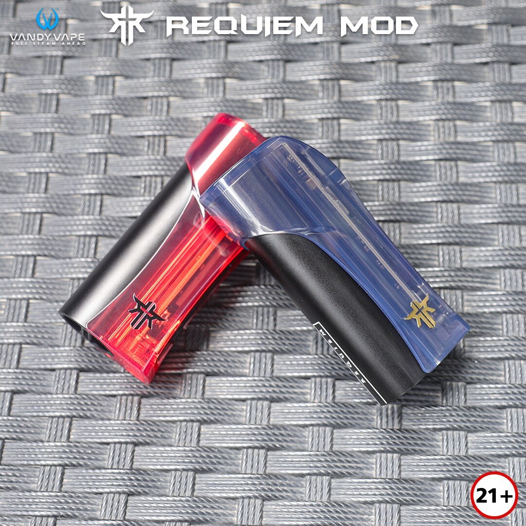 Vandy Vape Requiem Mod, single 21700, single 18650, single battery