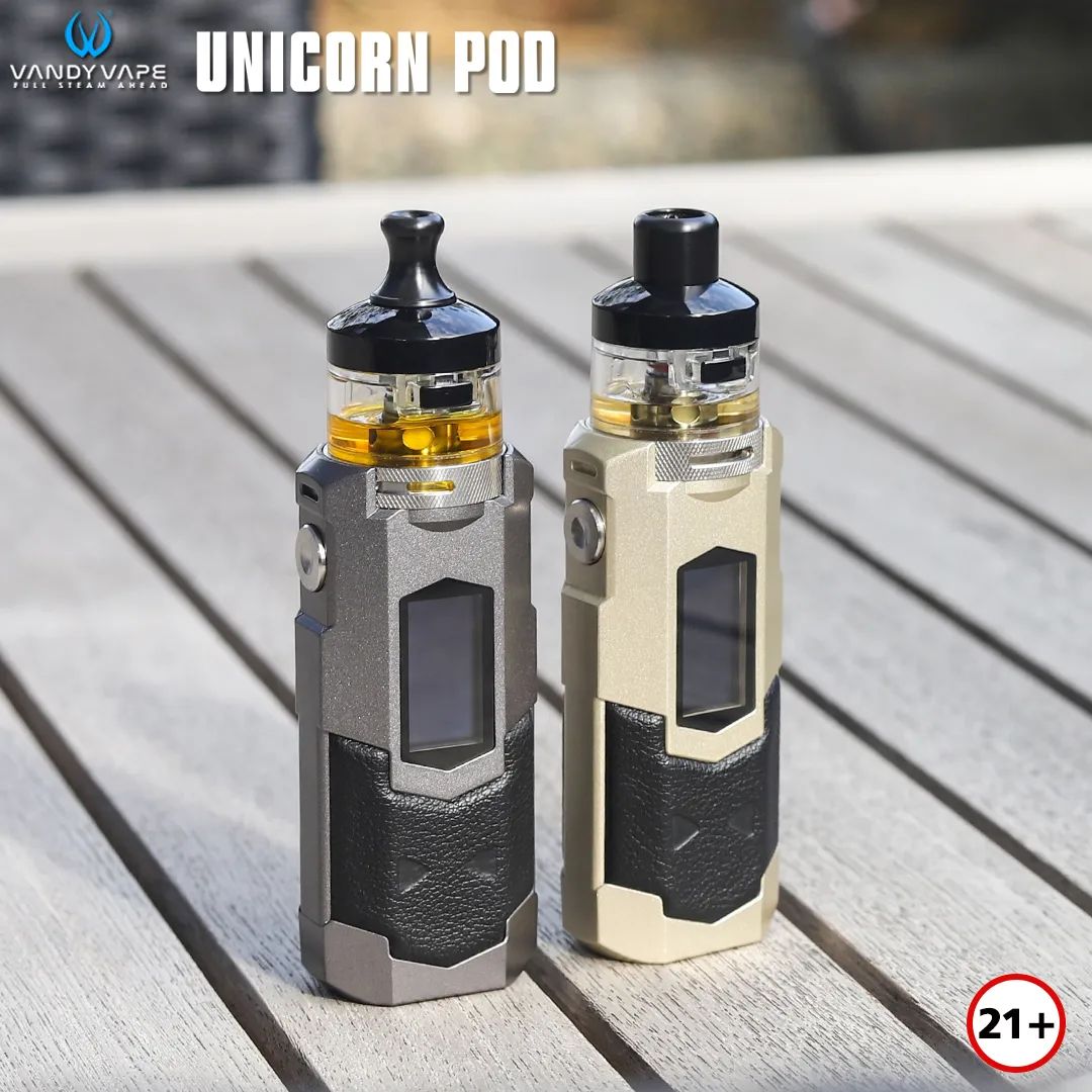 Vandy Vape Unicorn Pod Kit, vvc mesh coils, internal battery