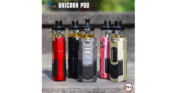 Vandy Vape Unicorn Pod Kit, vvc mesh coils, internal battery