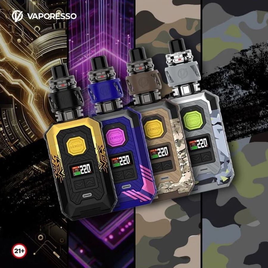 Vaporesso Armour MAX Kit, itank 2, gti mesh coils, dual 21700, dual ...
