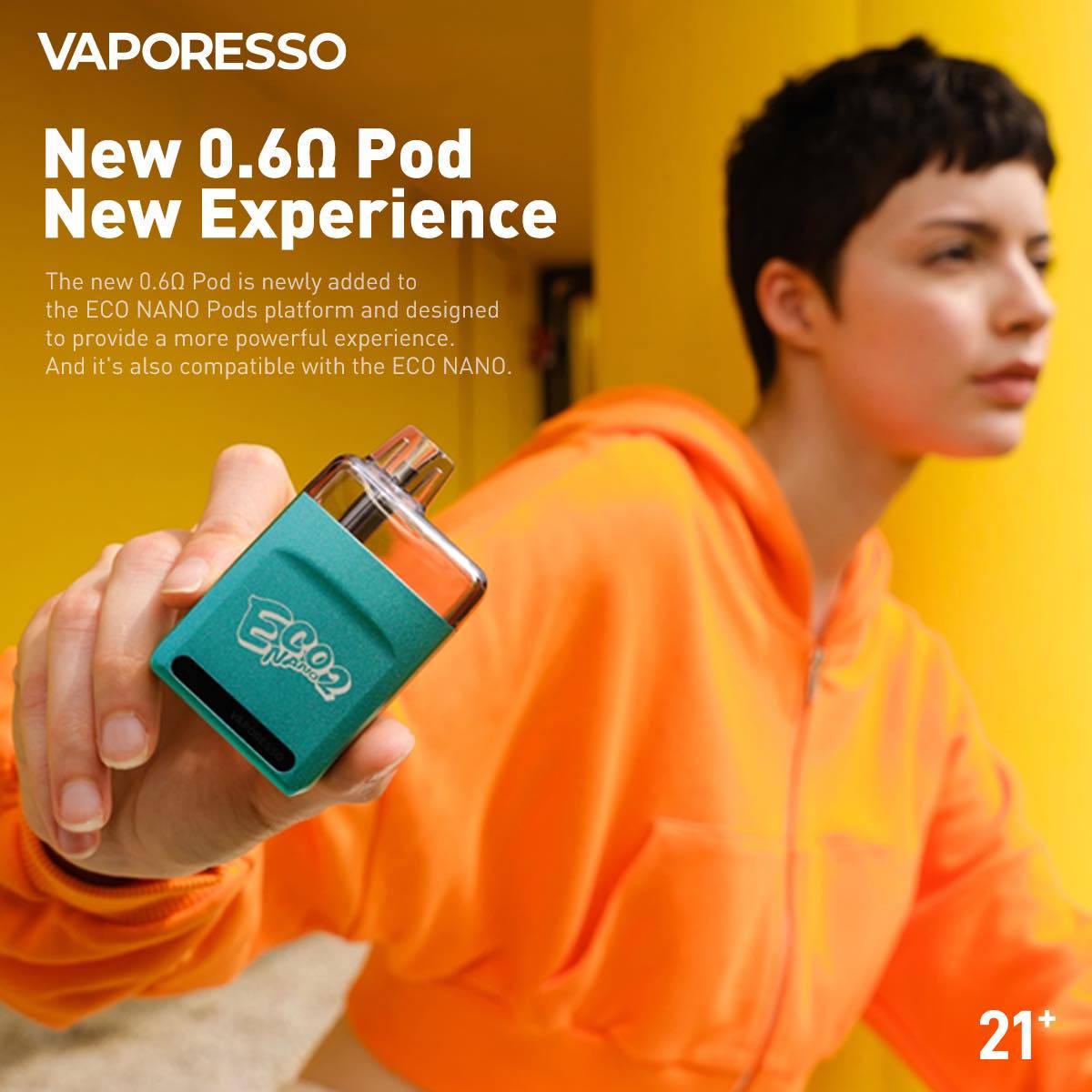 Vaporesso ECO Nano 2 Pod Kit, eco nano 6ml pods 2pk