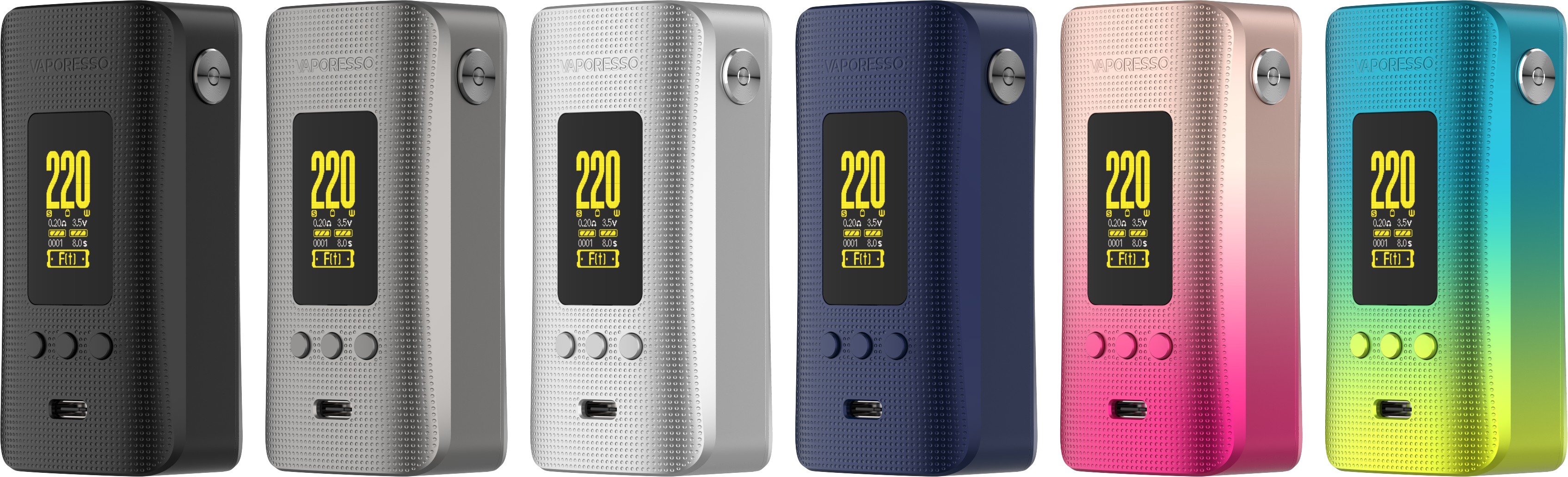 Vaporesso GEN 200 Box Mod, gen 200 kit, gen series, dual 18650, dual ...