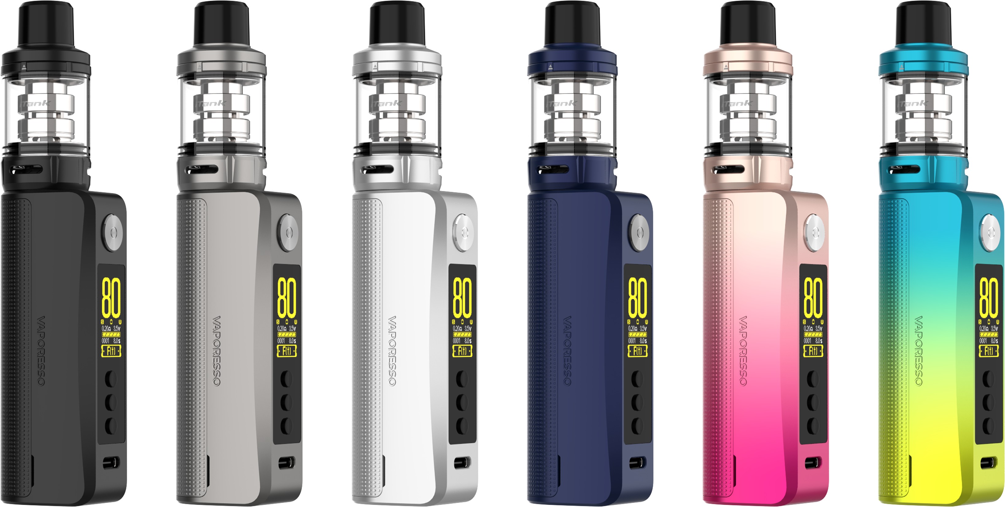 Vaporesso GEN 80s Kit, gen 80 s, itank 5ml, gti mesh coils, gen series ...