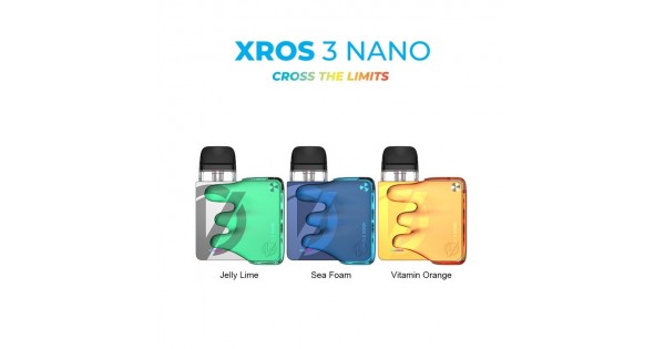 Vaporesso XROS 3 Nano Kit, xros series pods, xros pods, xros family