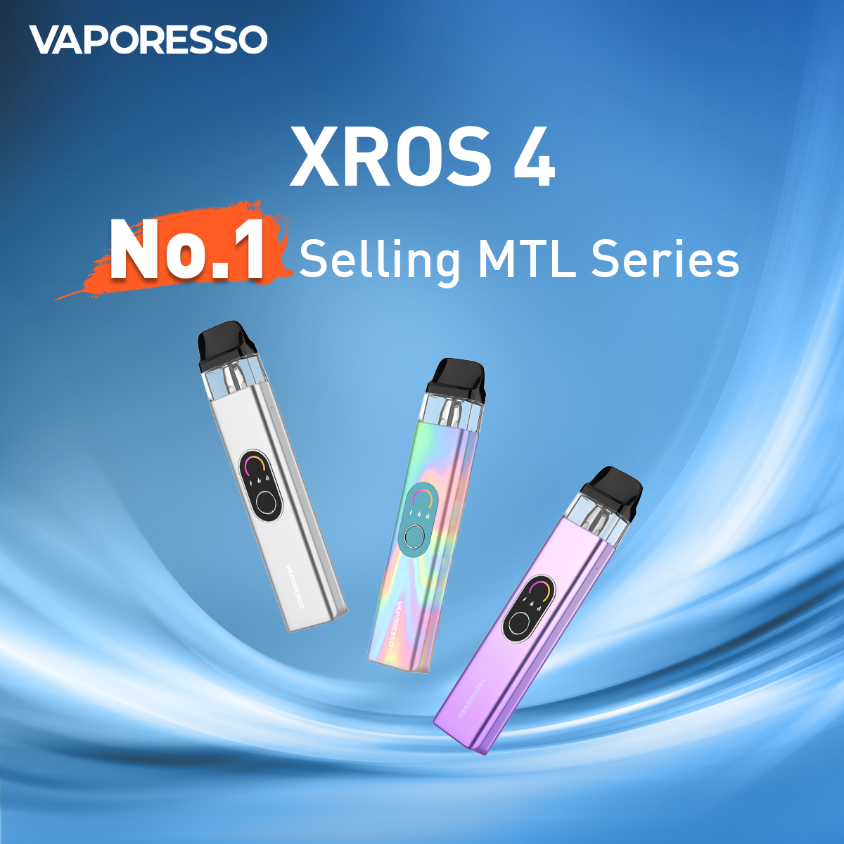 Vaporesso XROS 4 Kit (3mL) (0.6Ω Version), xros series pods, xros pods ...