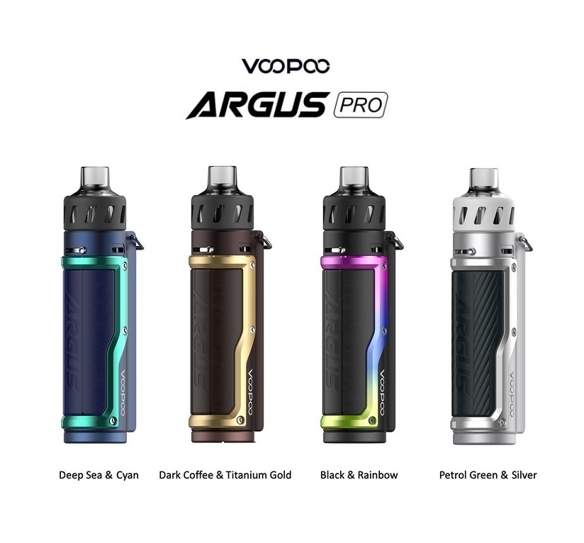 VooPoo Argus Pro Kit, pnp 5pk coils, pnp pod cartridge, internal battery