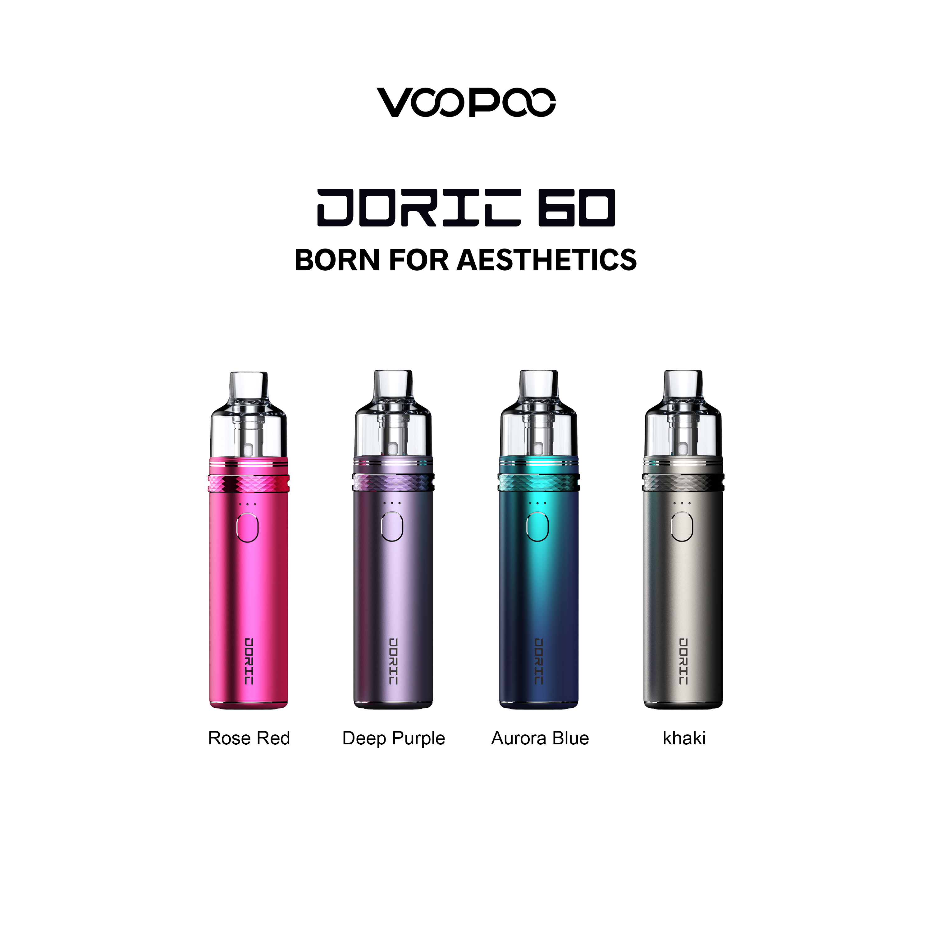 VooPoo DORIC 60 Kit, pnp 5pk coils, pnp pod cartridge, internal battery ...