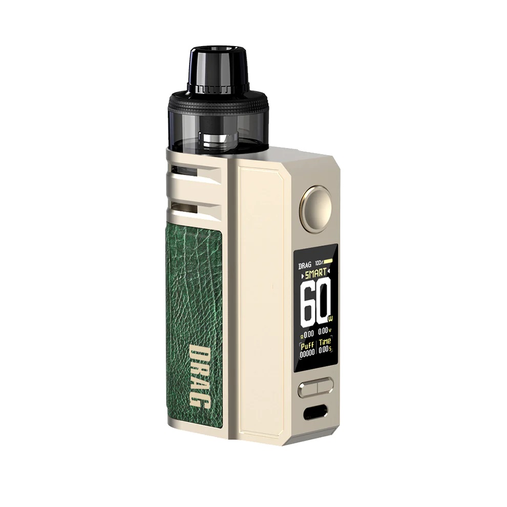 VooPoo Drag E60 Kit, pnp pod ii, pnp 5pk coils, internal battery