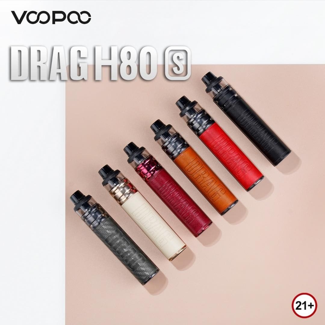 VooPoo Drag H80S Kit, pnp pod ii, pnp 5pk coils, single 18650, single ...