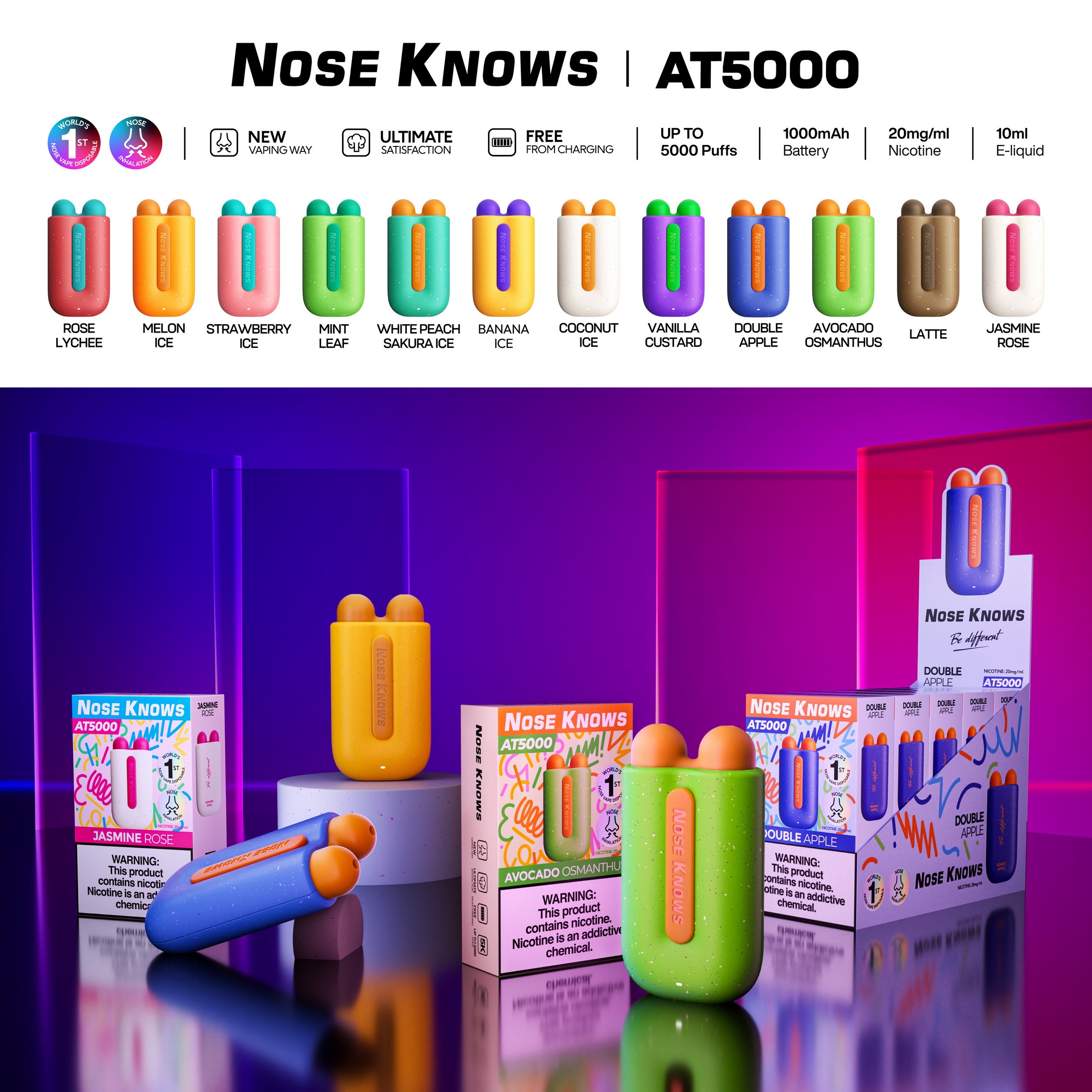 Nose Knows AT5000 Disposable 20mg