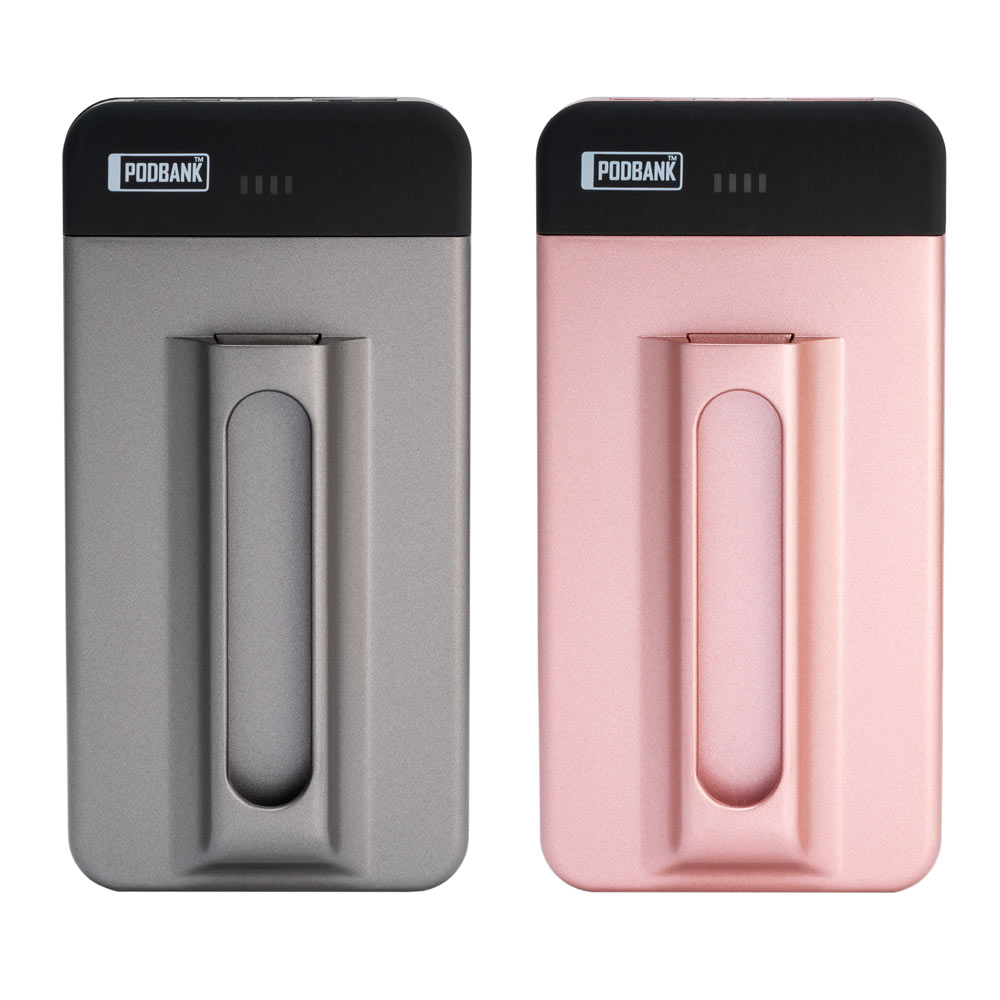 The PodBank, wick and coil, power bank, juul, 1000mah, charger