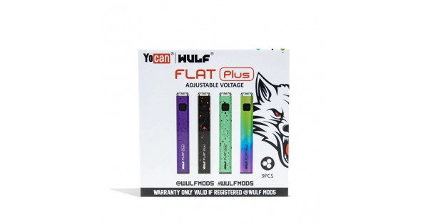 Wulf Flat Plus Cartridge Battery Display 9CT, wulf mods, got vape, thc ...