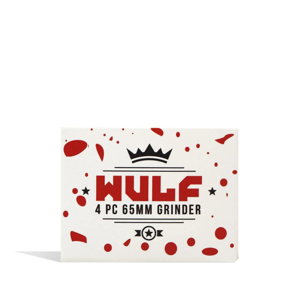 Wulf 65mm Spatter Grinder 4pc, wulf mods, got vape, thc, , dry herb ...