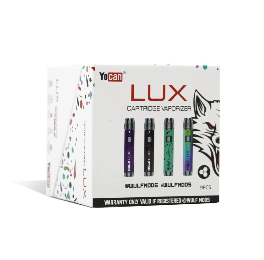 Wulf LUX Cartridge Battery 9pk, wulf mods, got vape, yocan, thc ...