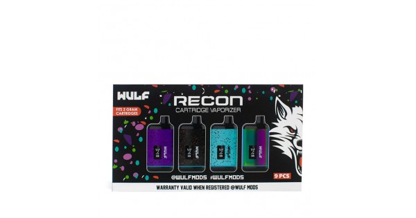 Wulf Recon Cartridge Battery Display 9CT, wulf mods, got vape, thc, wax ...