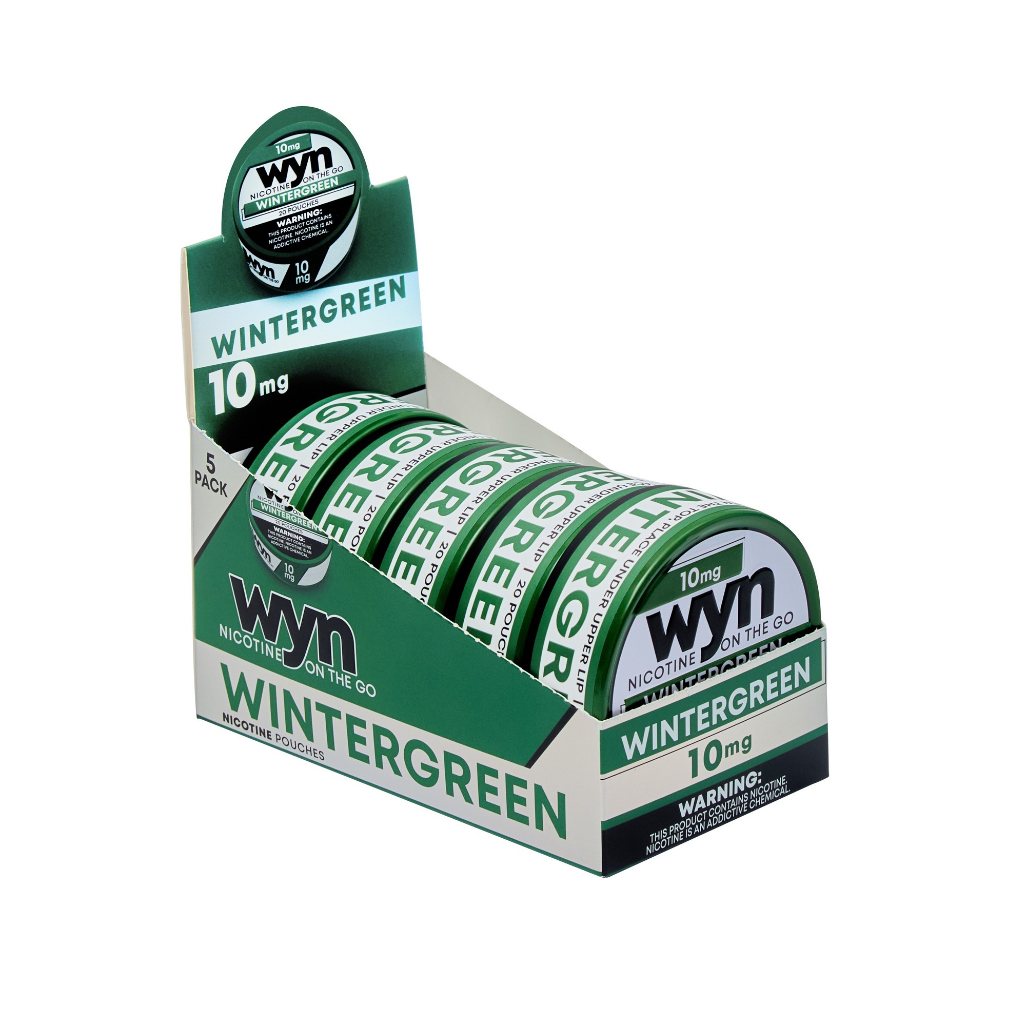 Wyn Pouches 5pk - Wintergreen, nicotine pouch, nic pouch